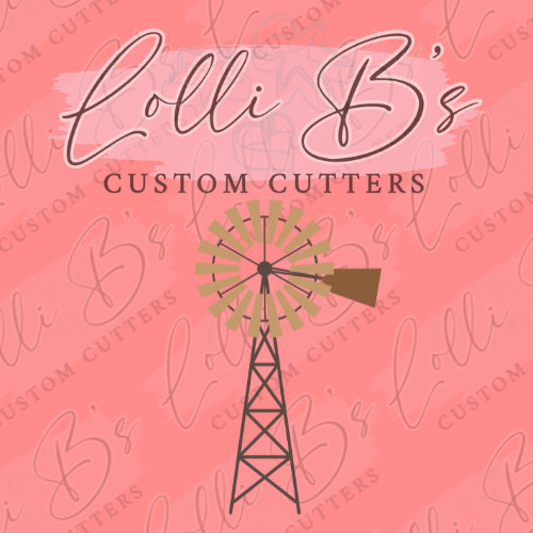 Windmill Cookie Cutter and Fondant Cutter - Etsy