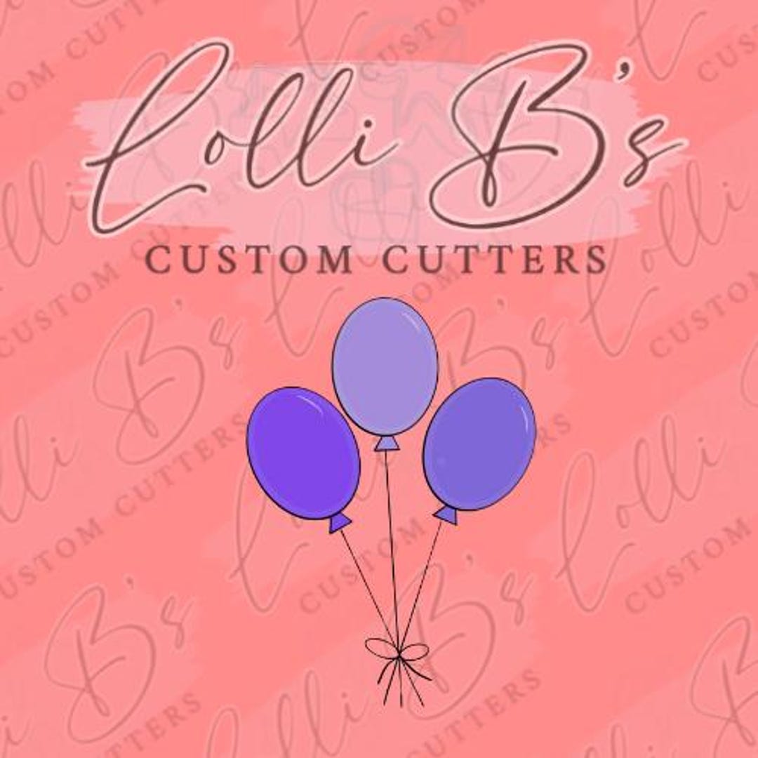 Balloon Bouquet - Balloon Bunch Cutter and Fondant Cutter - Etsy