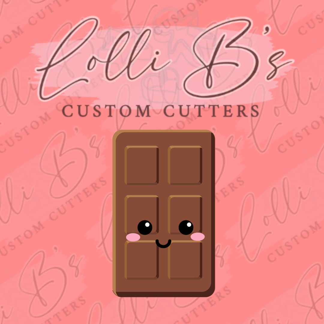 Chocolate Bar Cookie Cutter: Candy Fondant Cutter - Etsy