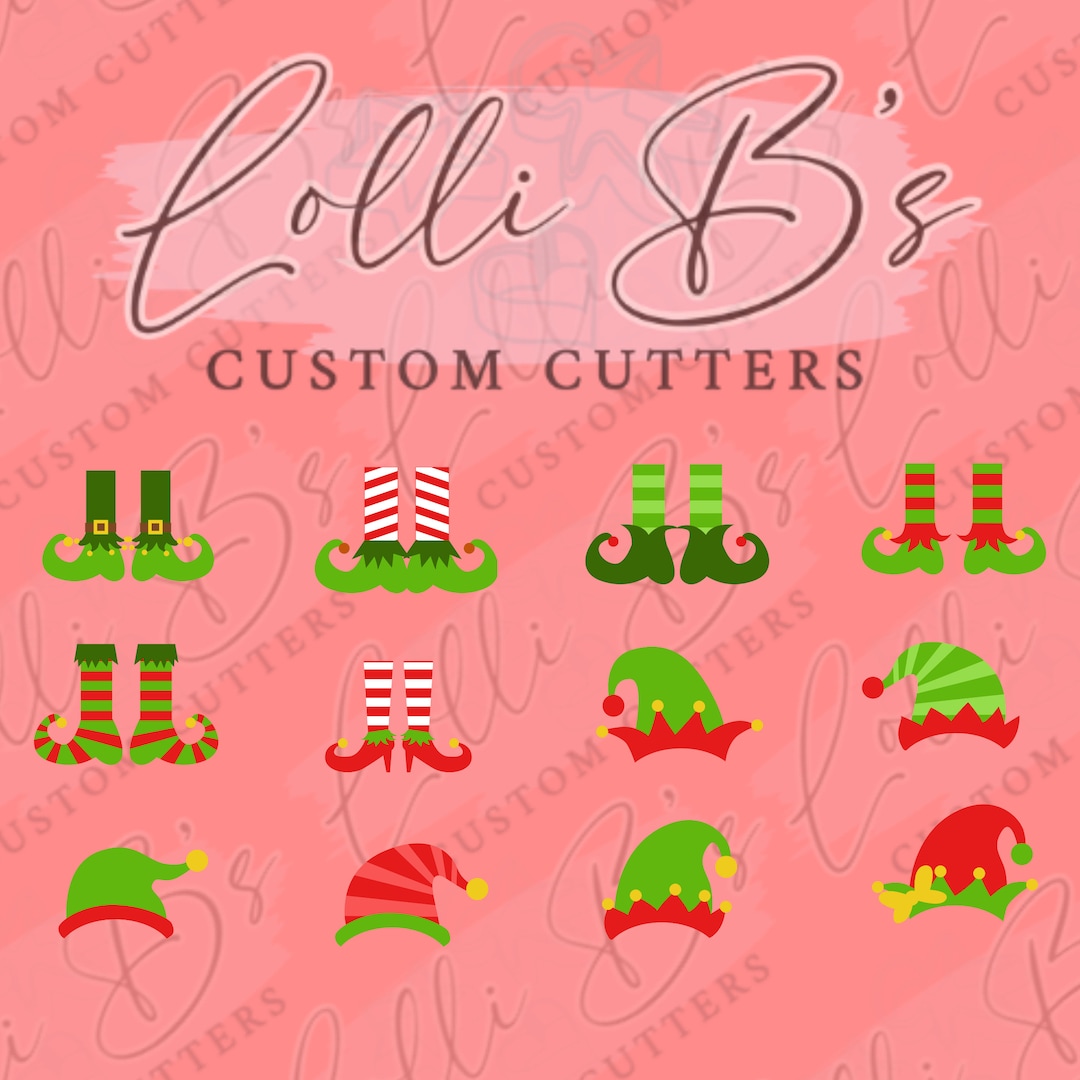 EDDIE Image Elf Hats and Feet, BUNDLE - Digital File - Etsy