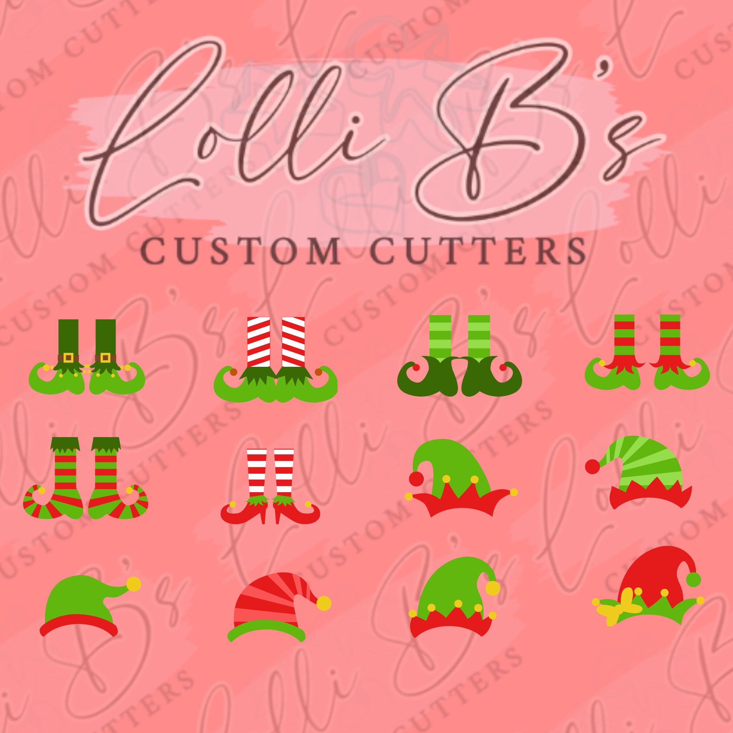 EDDIE Image Elf Hats and Feet, BUNDLE - Digital File - Etsy