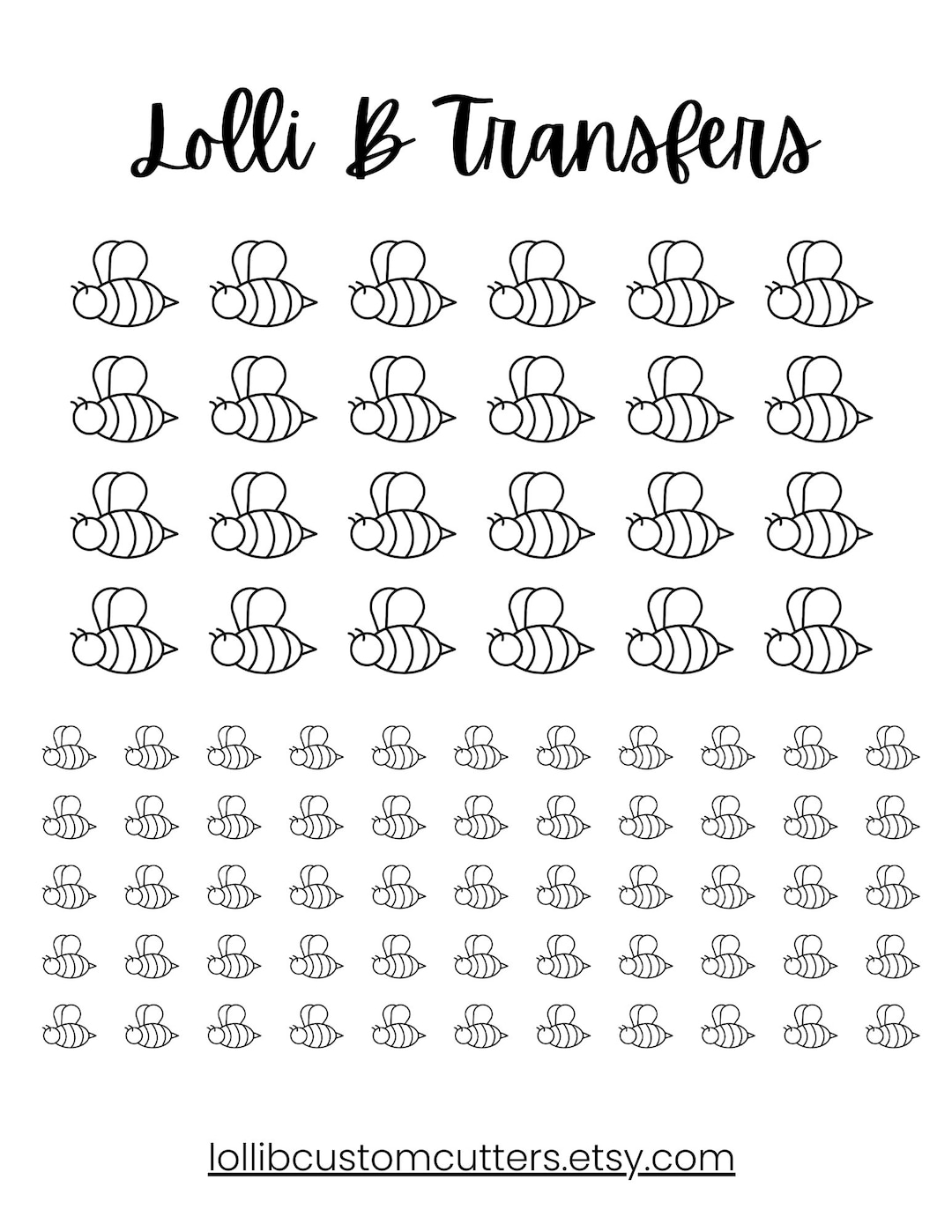 Bumble Bee Royal Icing Transfer Sheet - Etsy