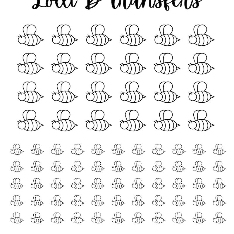 Bee Transfers - Etsy