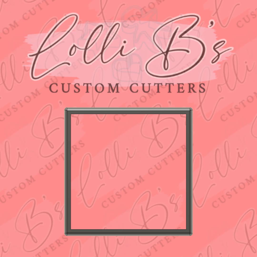 Basic Square Cookie Cutter and Fondant Cutter - Etsy