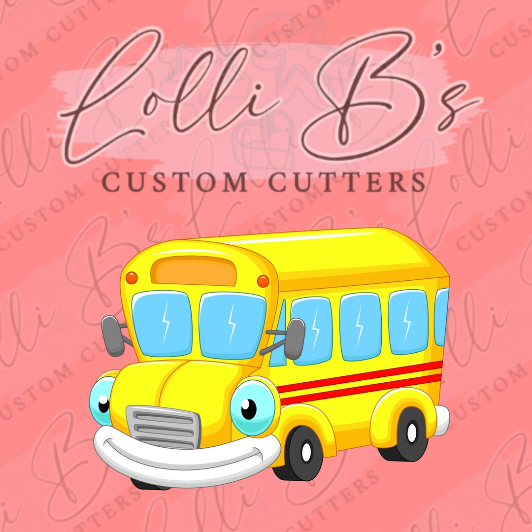 School Bus Cookie Cutter and Fondant Cutter - Etsy
