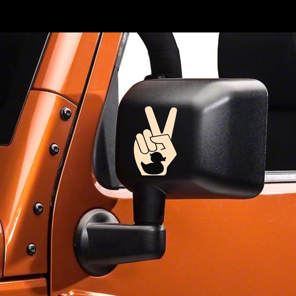 Jeep Finger Decal - Etsy Singapore