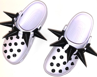 Goth Custom Crocs - Etsy