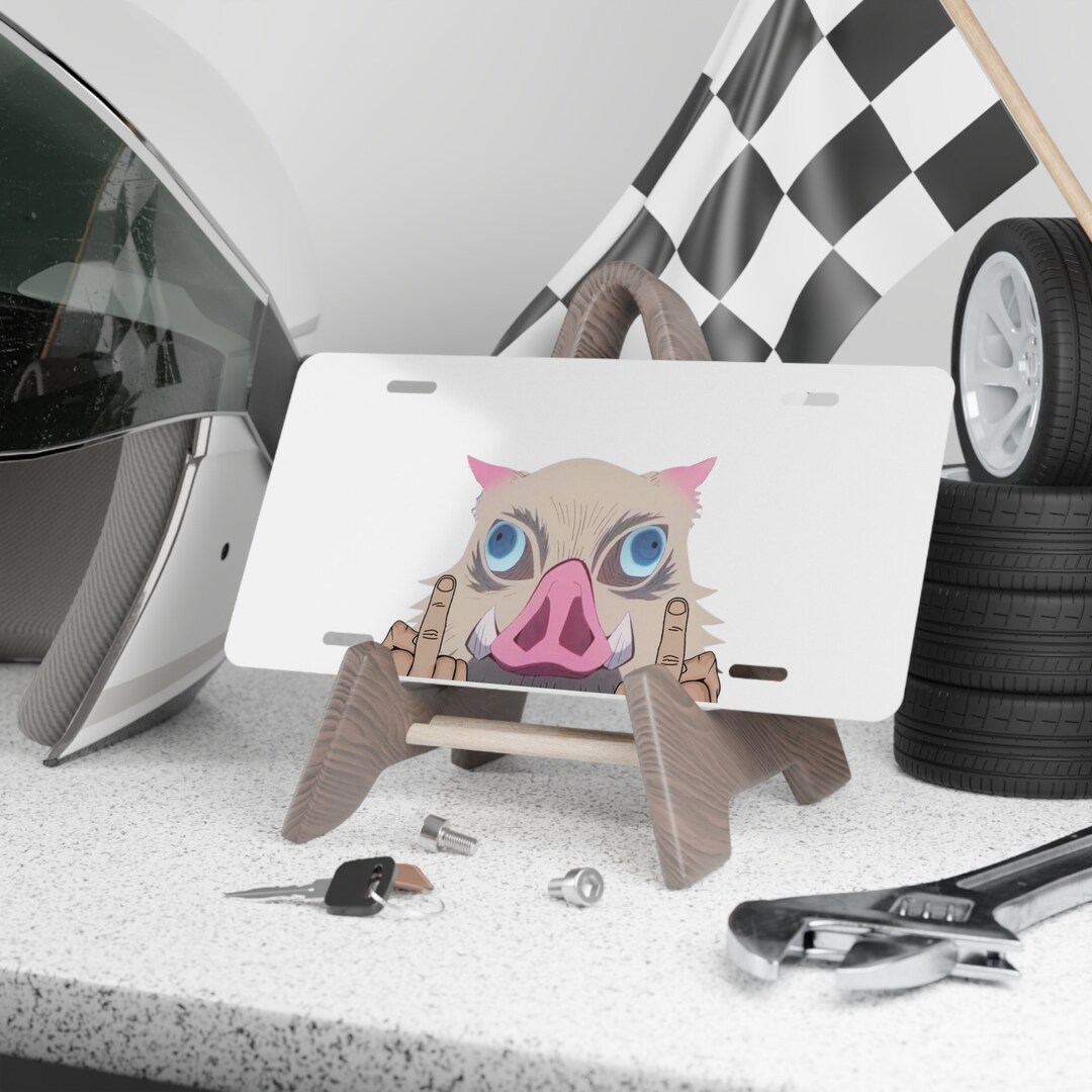 Inosuke Demon Character Anime Slayer Middle Finger Peeker - Etsy