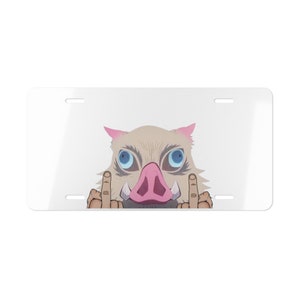 Inosuke Demon Character Anime Slayer Middle Finger Peeker - Etsy