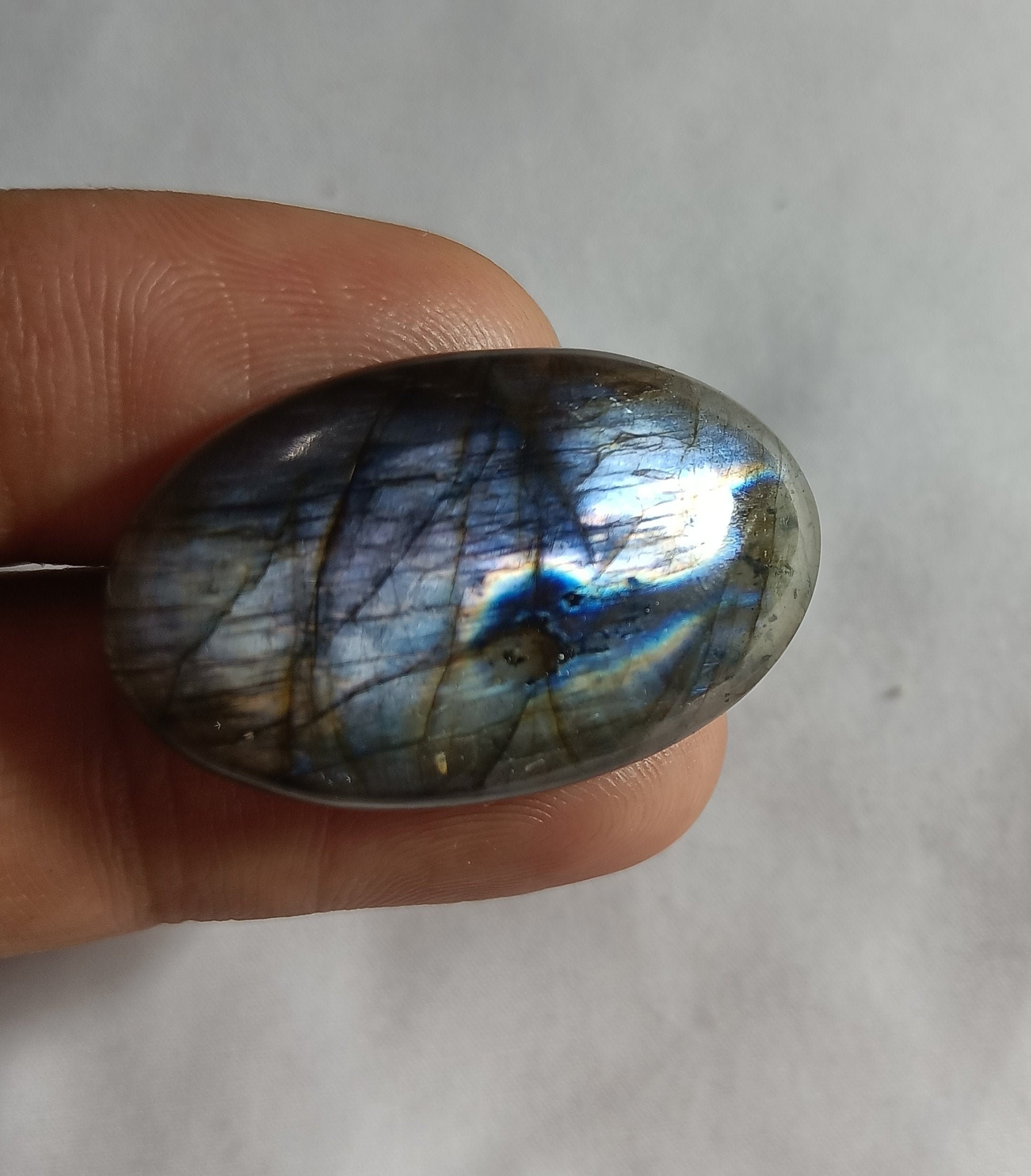 Labradorita natural piedra preciosa de labradorita | Etsy