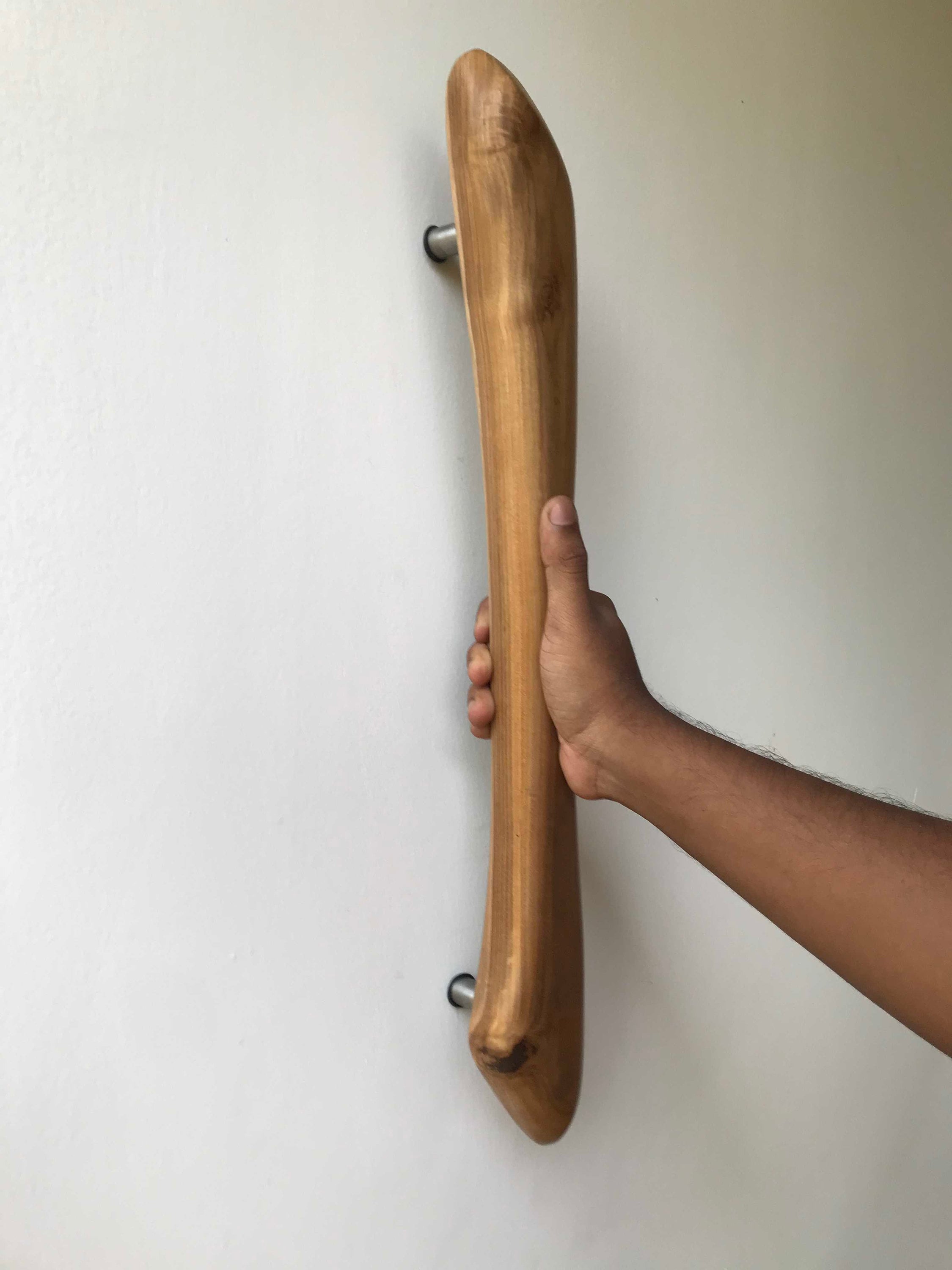 Modern Teak Wood Door Handle, Rustic Door Hardware, Handmade, Drawer ...