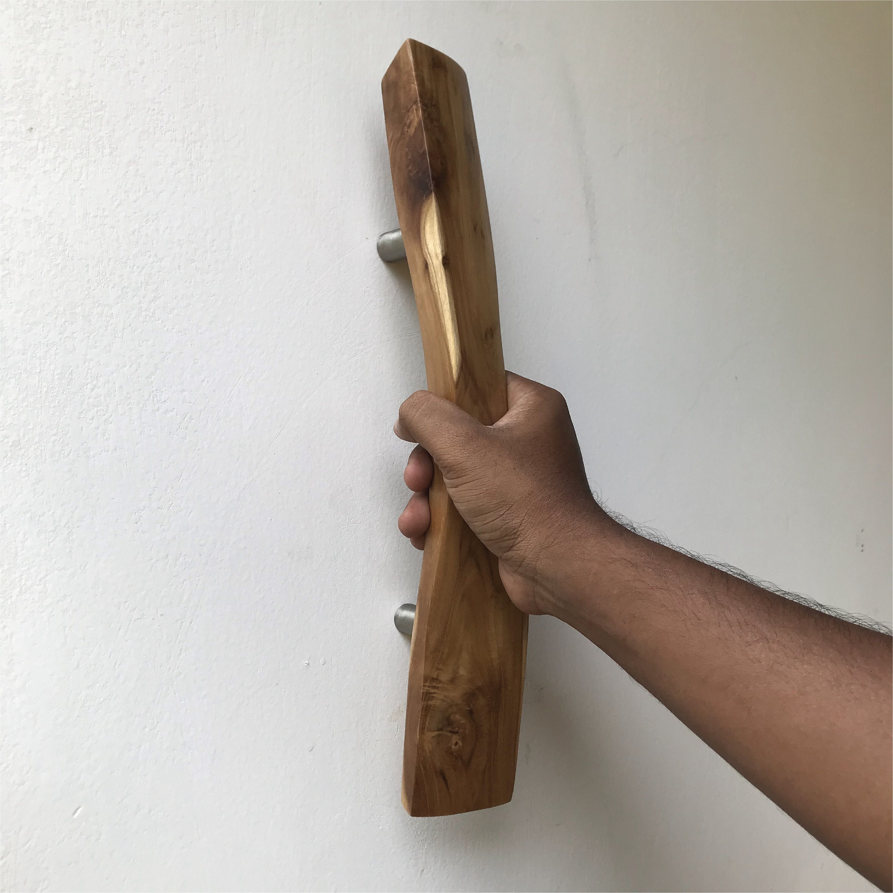 Handmade Teak Door Handle - Unique Wooden Pull for Home & Office ...