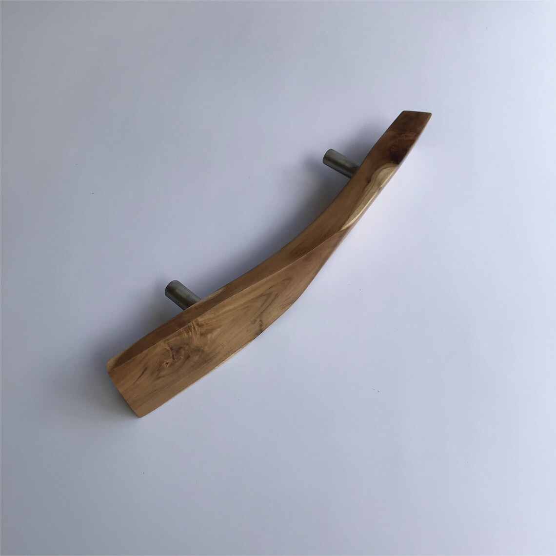 Handmade Teak Door Handle Unique Wooden Pull for Home & Office Rustic ...