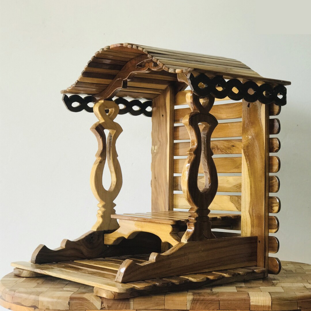 Pooja Mandir | Buddha Altar | Small Temple for Home | Buddha Mandir ...