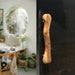 Premium Teak Wood Door Handle, Handcrafted Elegance, Elegant Wooden ...