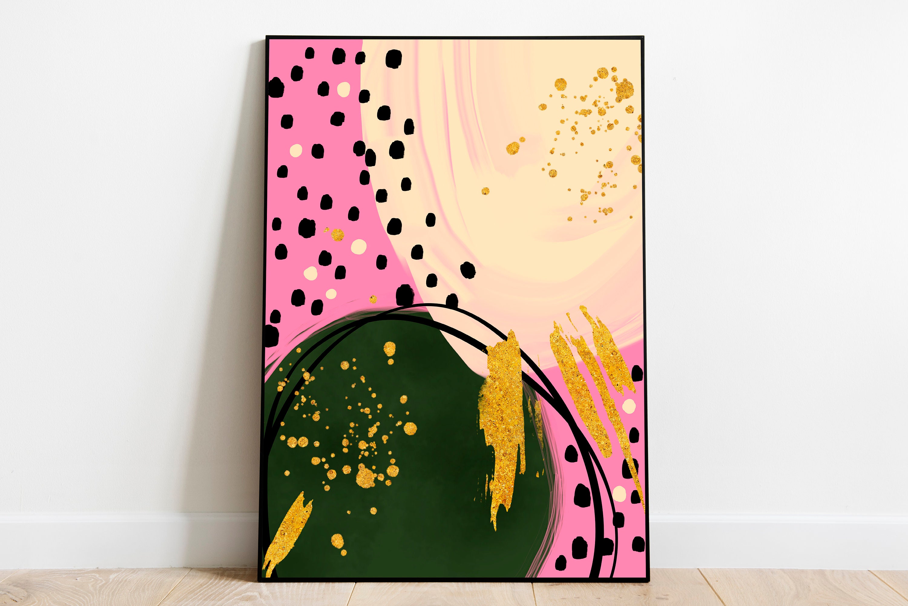 Colorful Abstract Art Print Wall Art Printable Abstract Art Digital Art ...