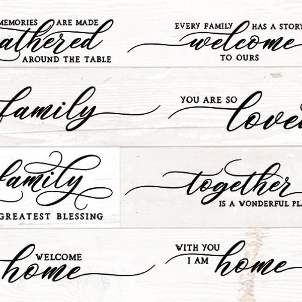 Family Quote Signs - Etsy