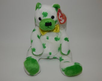 Ty Clover Green Bear | Etsy