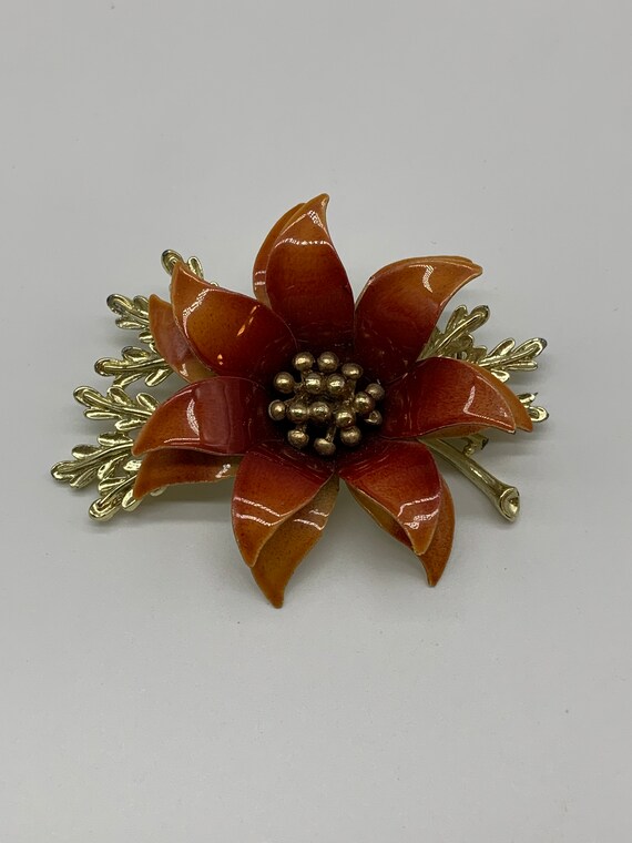 Vintage coro signed orange - Gem
