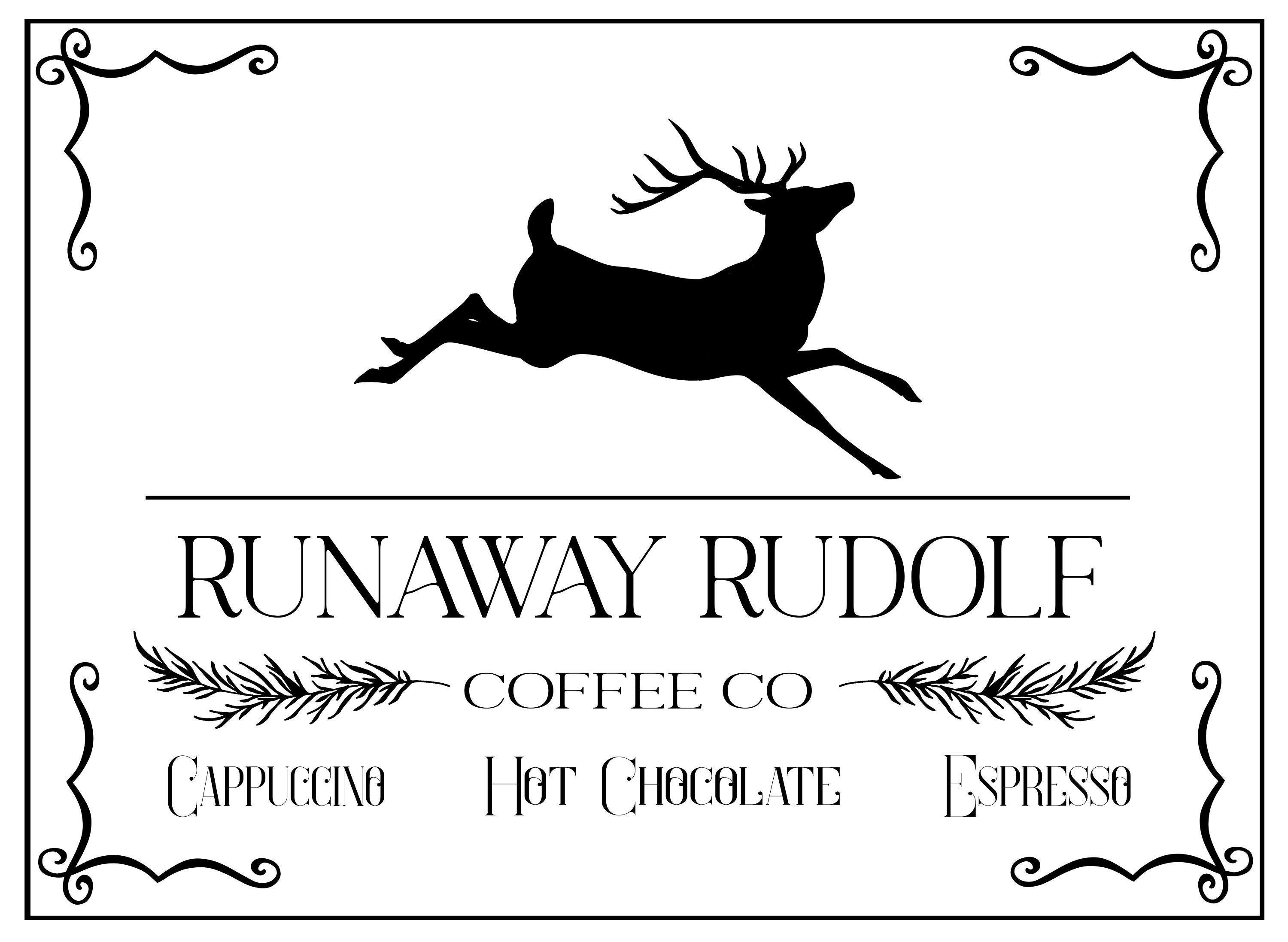 Runaway Rudolf Co Png Christmas Sublimation Png Print File for ...