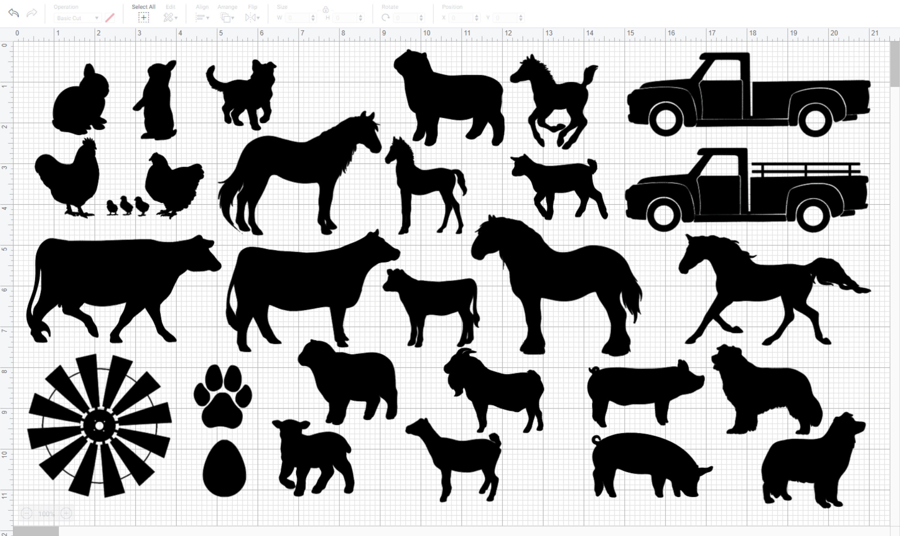 Farm Animal SVG Bundle - Etsy