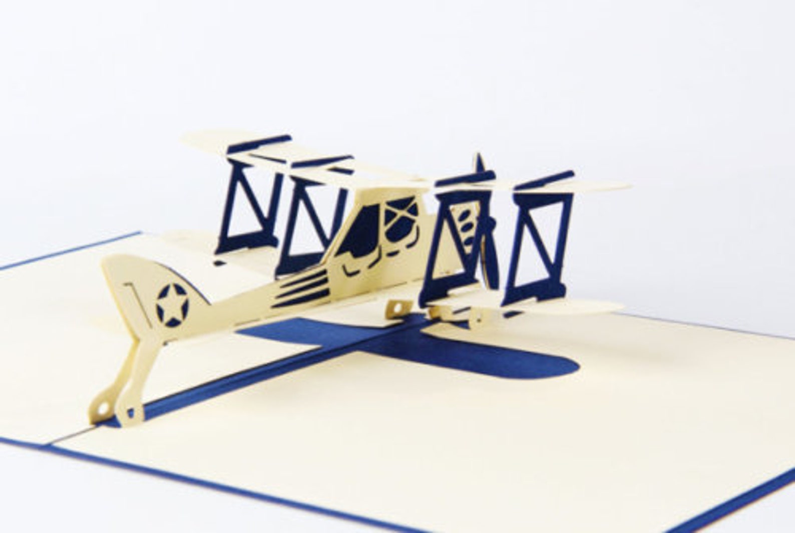 Airplane 3D Pop up Card Good Luck / Have a Safe Journey / Safe Flight ...