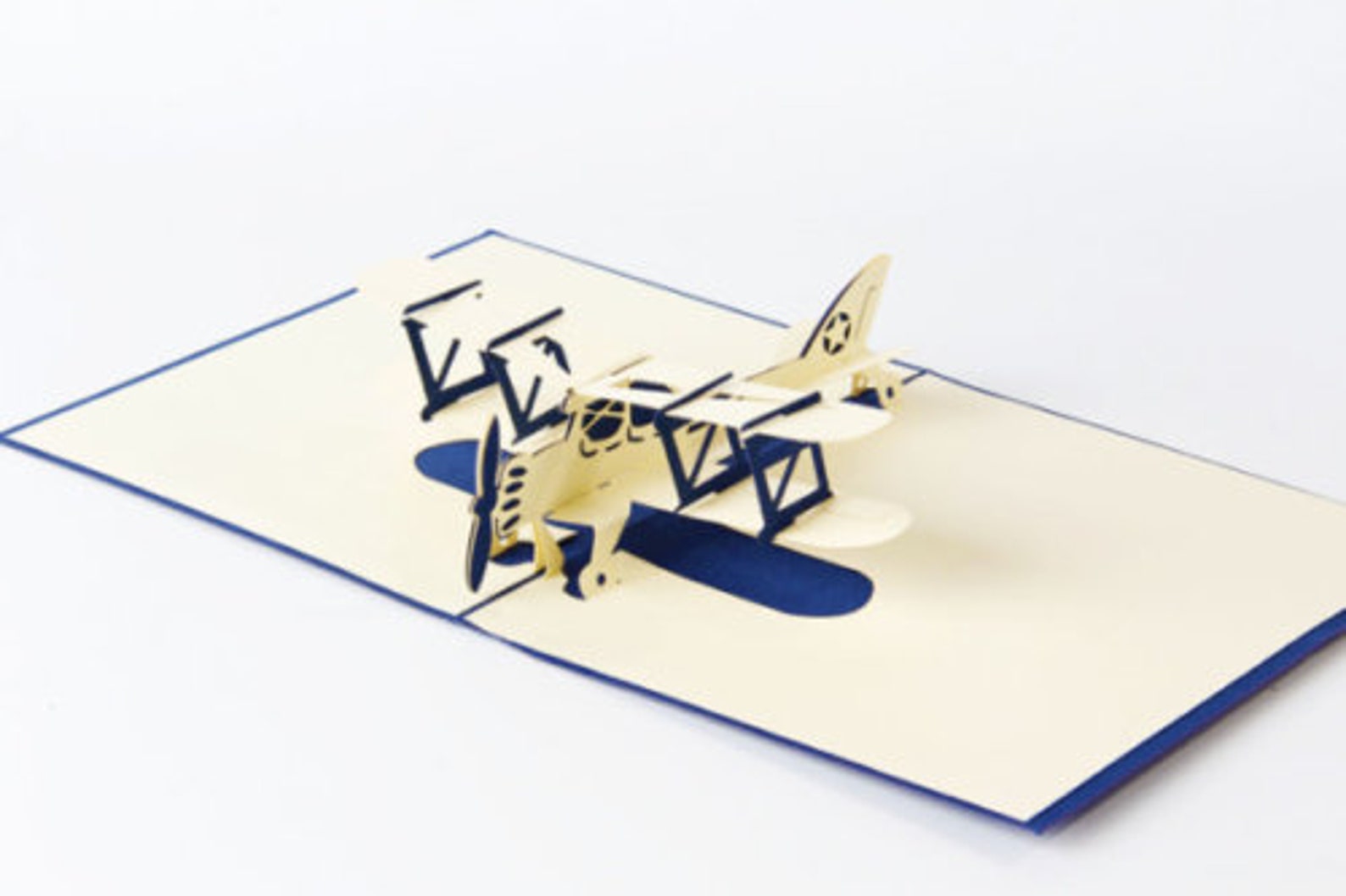 Airplane 3D Pop up Card Good Luck / Have a Safe Journey / Safe Flight ...