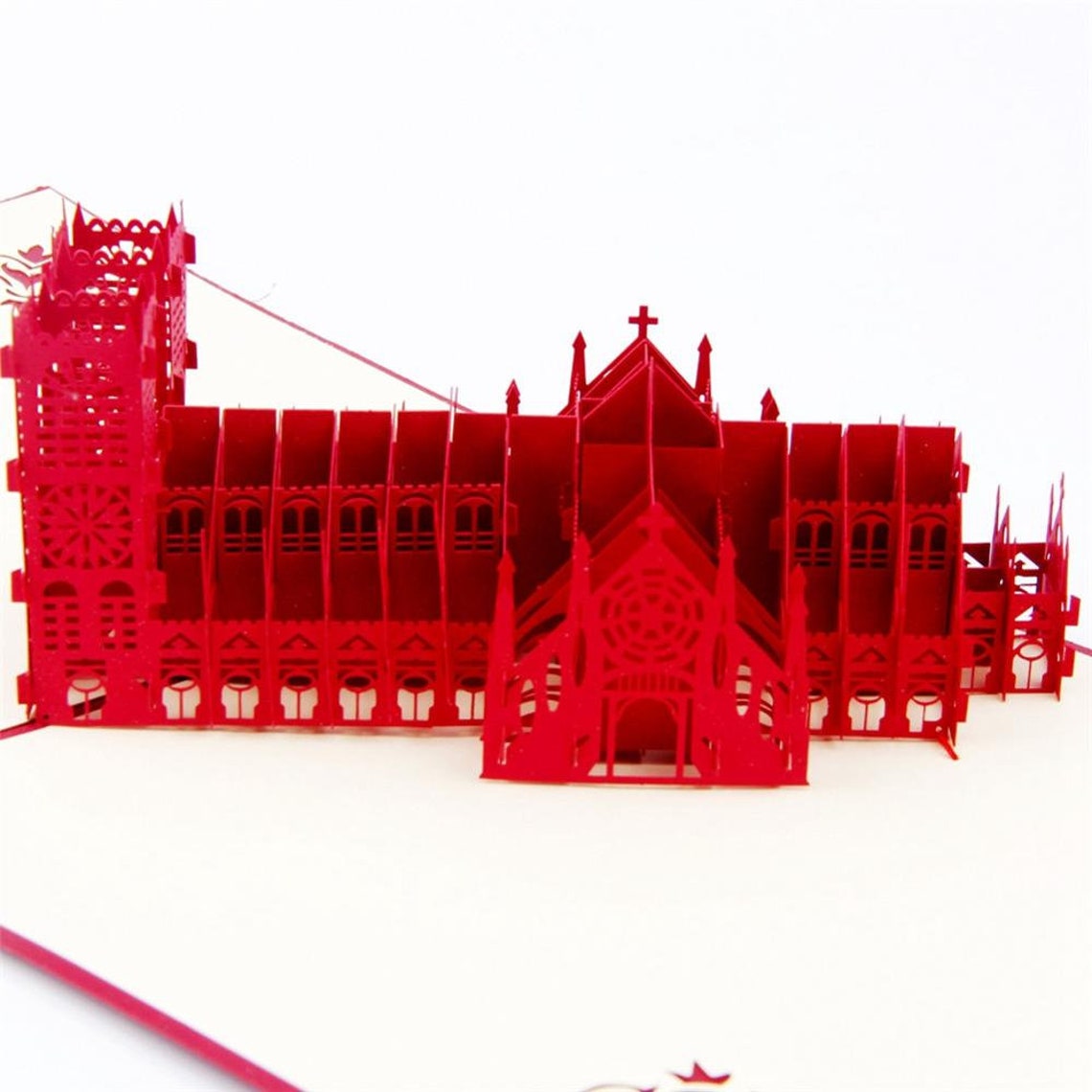 London Westminster Abbey 3D Pop up Card /handmade Card/ London ...