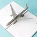 Airplane 3D Pop up Card Good Luck / Have a Safe Journey / Safe Flight ...
