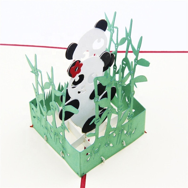 Panda Pop Up - Etsy