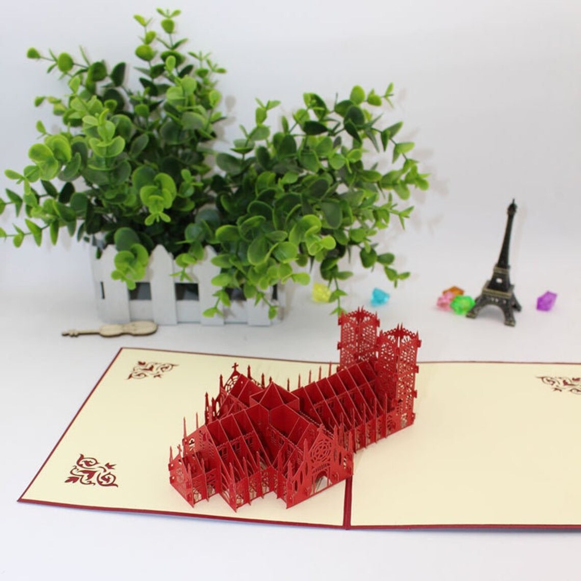 London Westminster Abbey 3D Pop up Card /handmade Card/ London ...