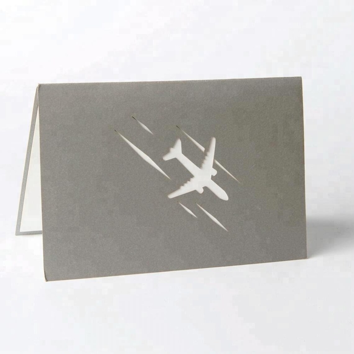 Airplane 3D Pop up Card Good Luck / Have a Safe Journey / Safe Flight ...