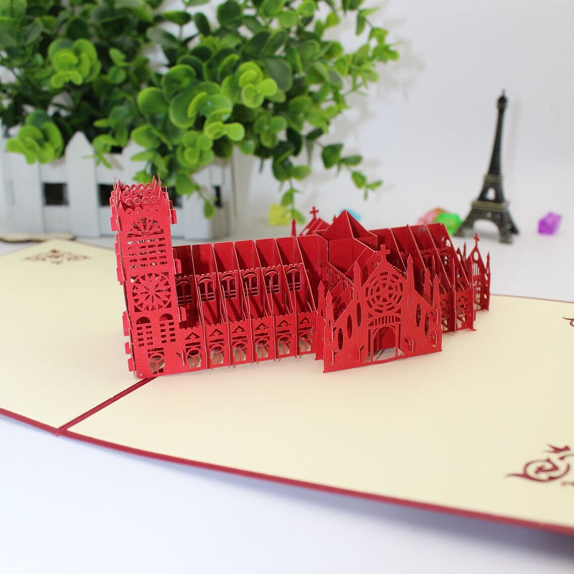 London Westminster Abbey 3D Pop up Card /handmade Card/ London ...