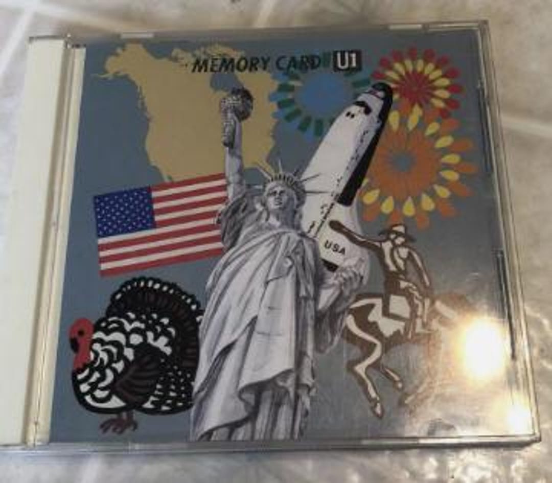 Janome Memory Card Amerian Series. Usflag, Indian Cowboy Bronco Stature ...