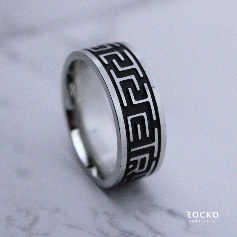 Silver Aztec Ring - Silver Aztec Ring - Mens Ring - Silver Ring ...