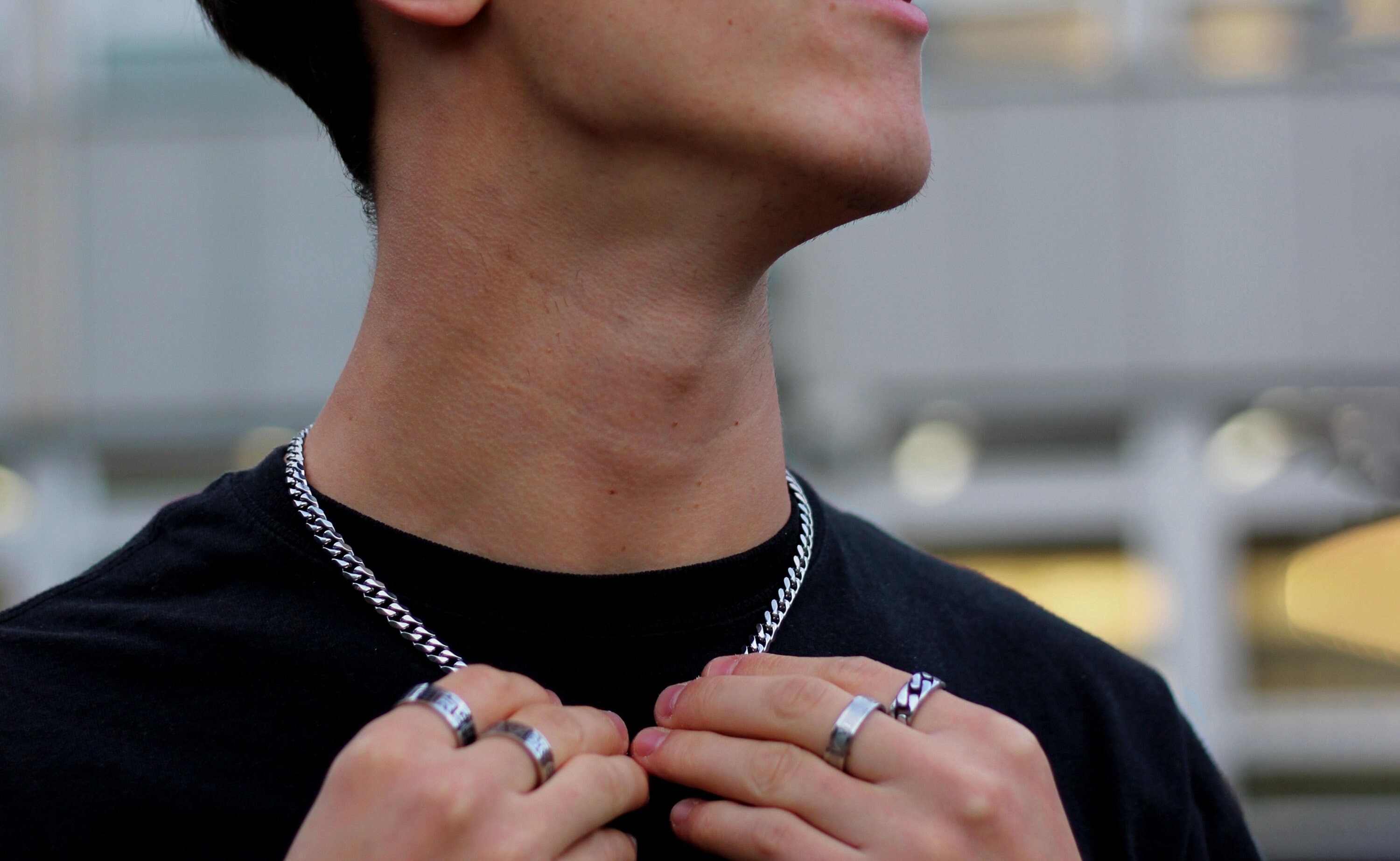 7MM Silver Cuban Link Chain Chain Silver Cuban Flat Chain - Etsy