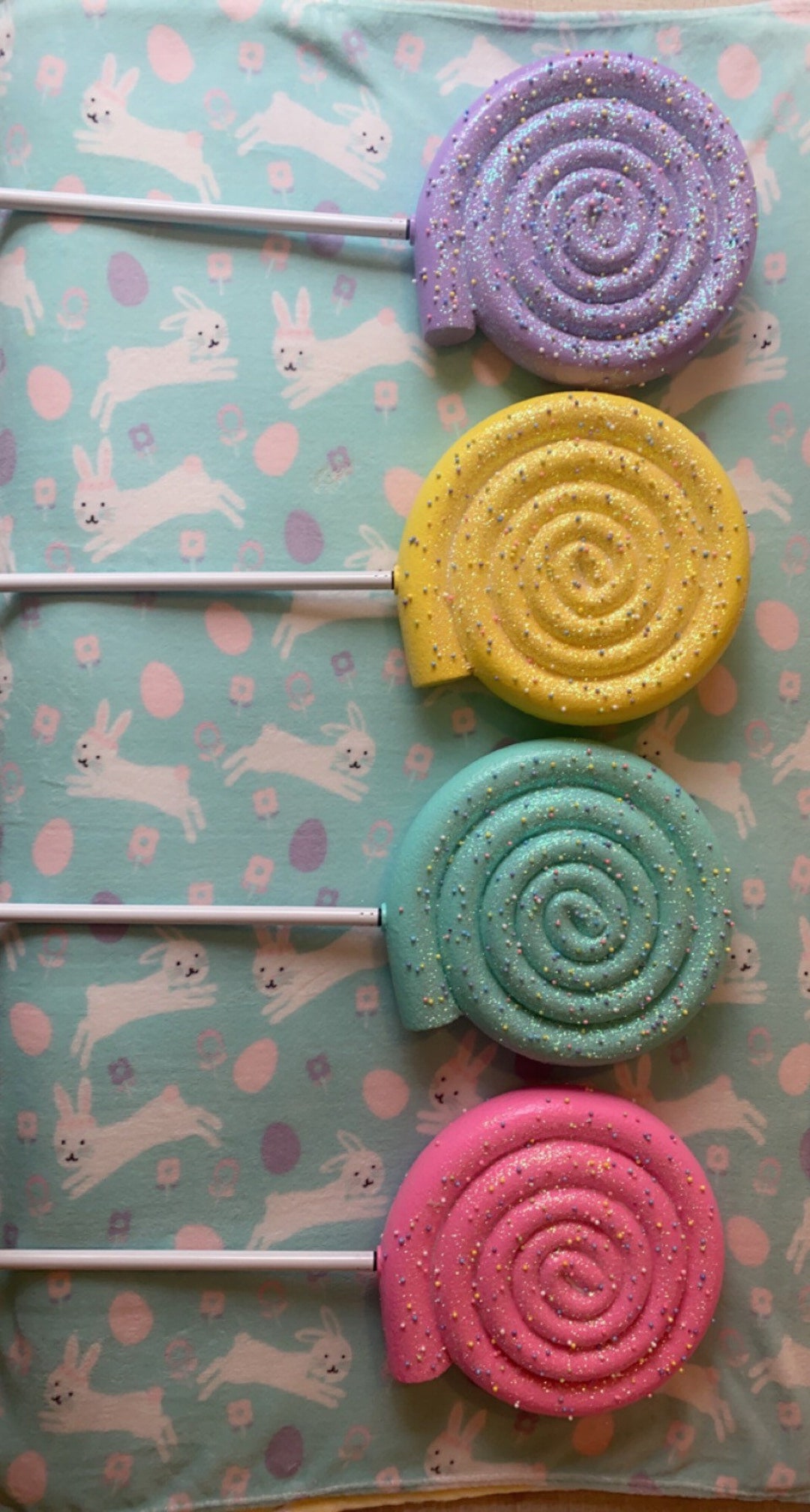 Jumbo Candyland Set of Four Lollipops - Etsy