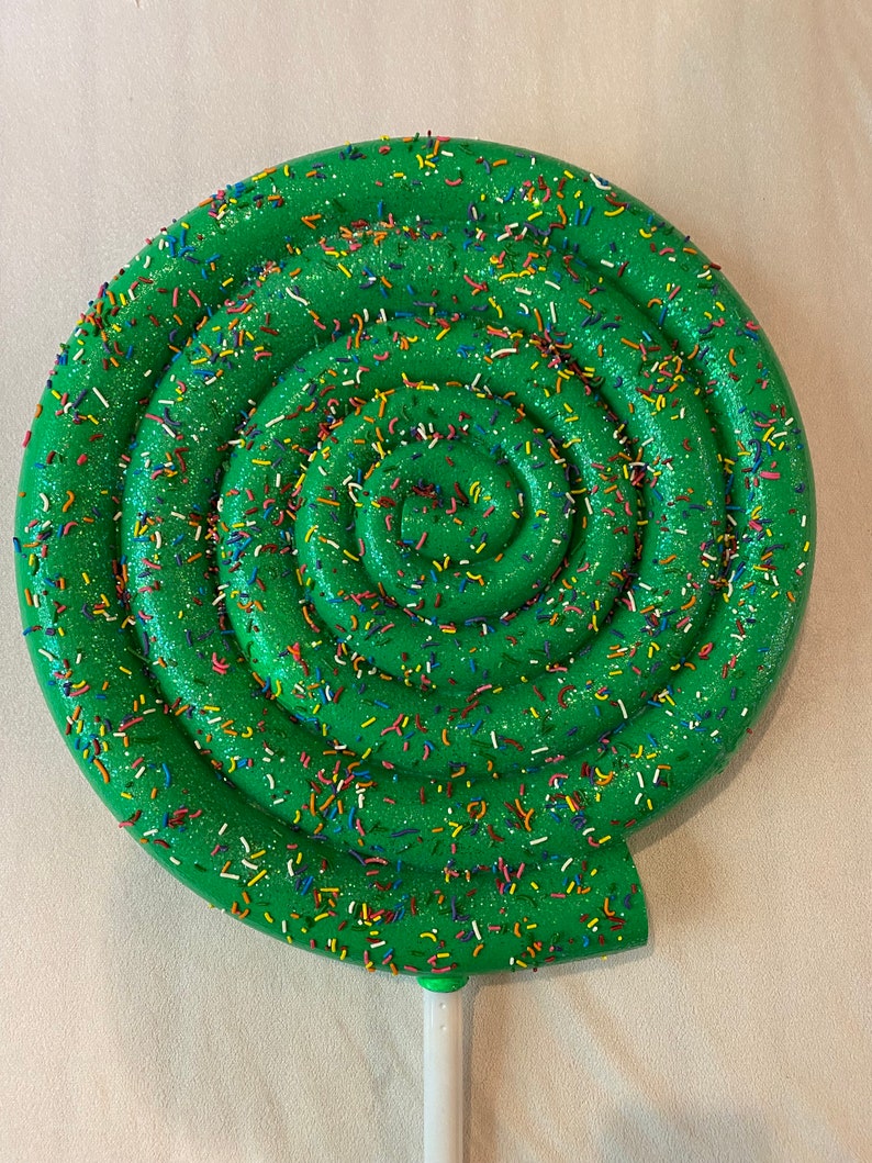 XXL Lollipop With Removable Handle 19 Inch Diameter Glow in the Dark - Etsy