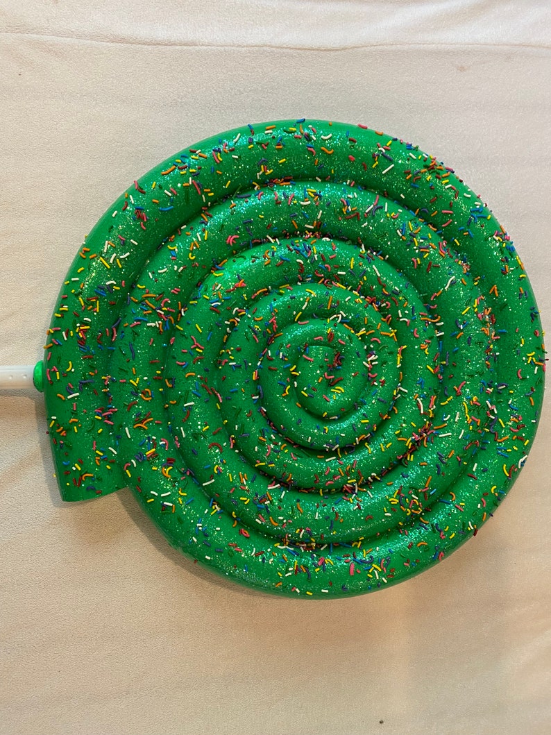 XXL Lollipop With Removable Handle 19 Inch Diameter Glow in the Dark - Etsy