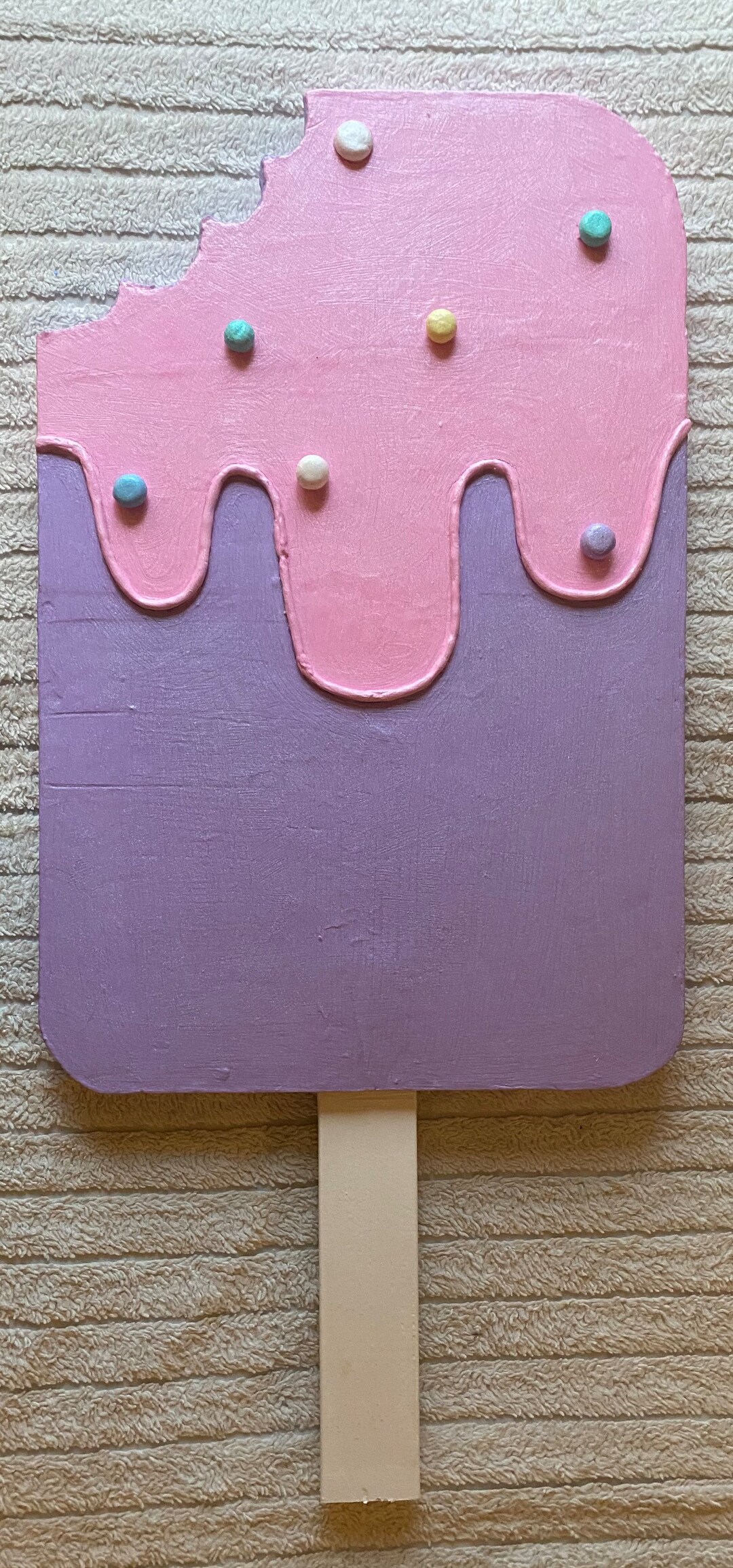 Jumbo 4 Ft Popsicle With Bite Missing. - Etsy