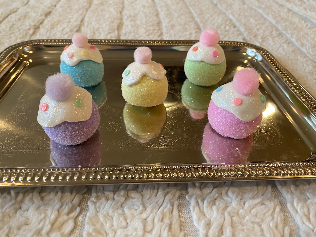Mini Frosted Faux Gumdrops Set of 5 1.5 Inch Diameter 2 Inches Tall - Etsy