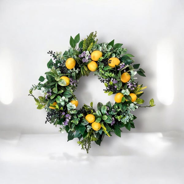 Lemon Wreath - Etsy