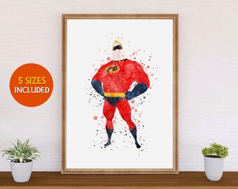 Mr Incredible Poster - Etsy