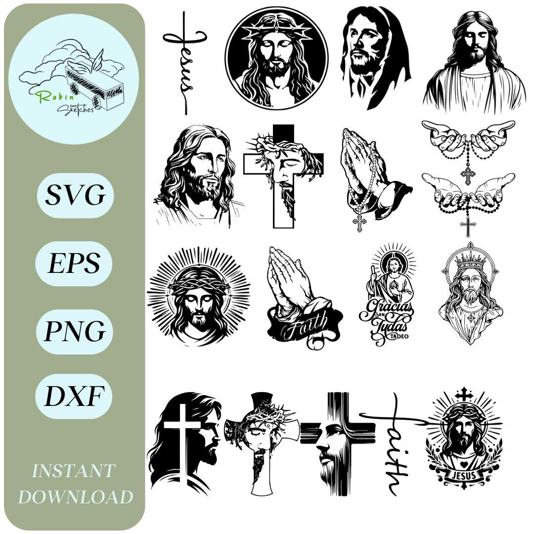 Jesus Svg Png, Jesus Silhouette, Jesus Christian Vector, Jesus ...