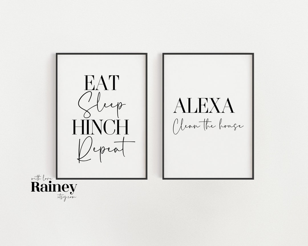 Set of 2 Kitchen Prints, Hinch Kitchen Prints, Kitchen Home Decor ...
