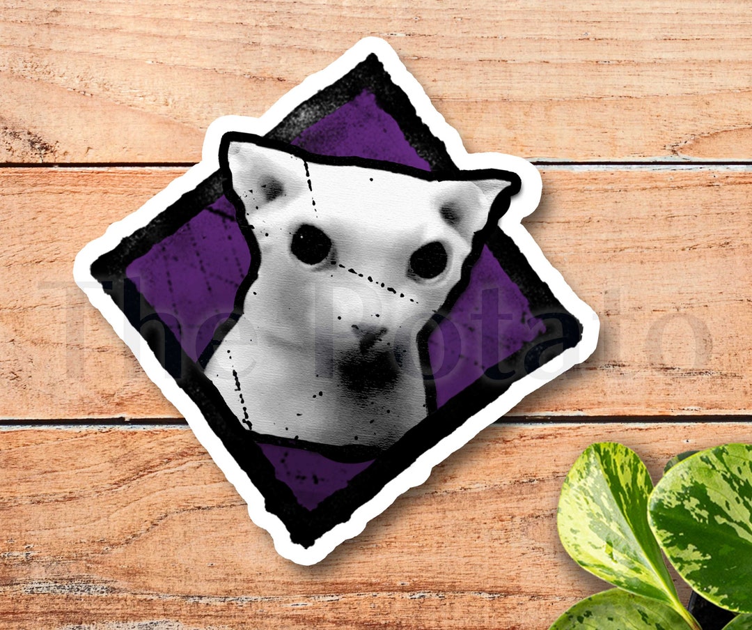 Dbd Bingus Cat Perk Sticker, Spine Chill Dead by Daylight Meme Stickers ...
