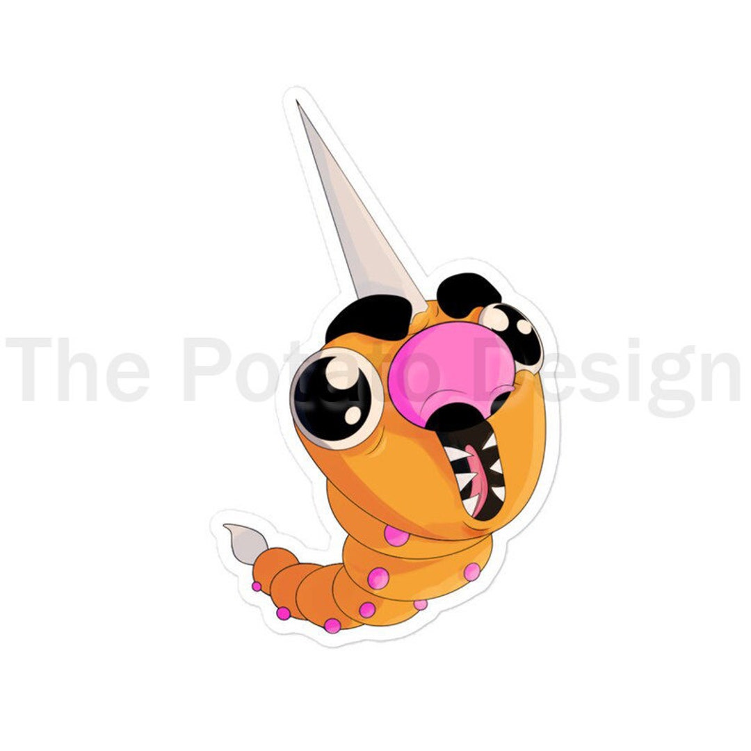 Pokemon Parody Weedle Sticker / Funny Weedle Bubble-free Stickers ...