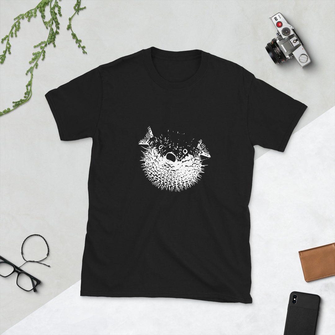 Funny Blowfish T-shirt / Pufferfish Shirt / Fisherman, Scuba Diver ...