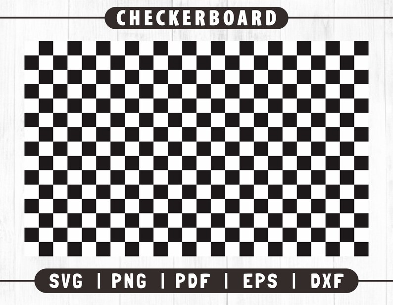 Checkerboard SVG Checkered Pattern Seamless SVG Checked - Etsy