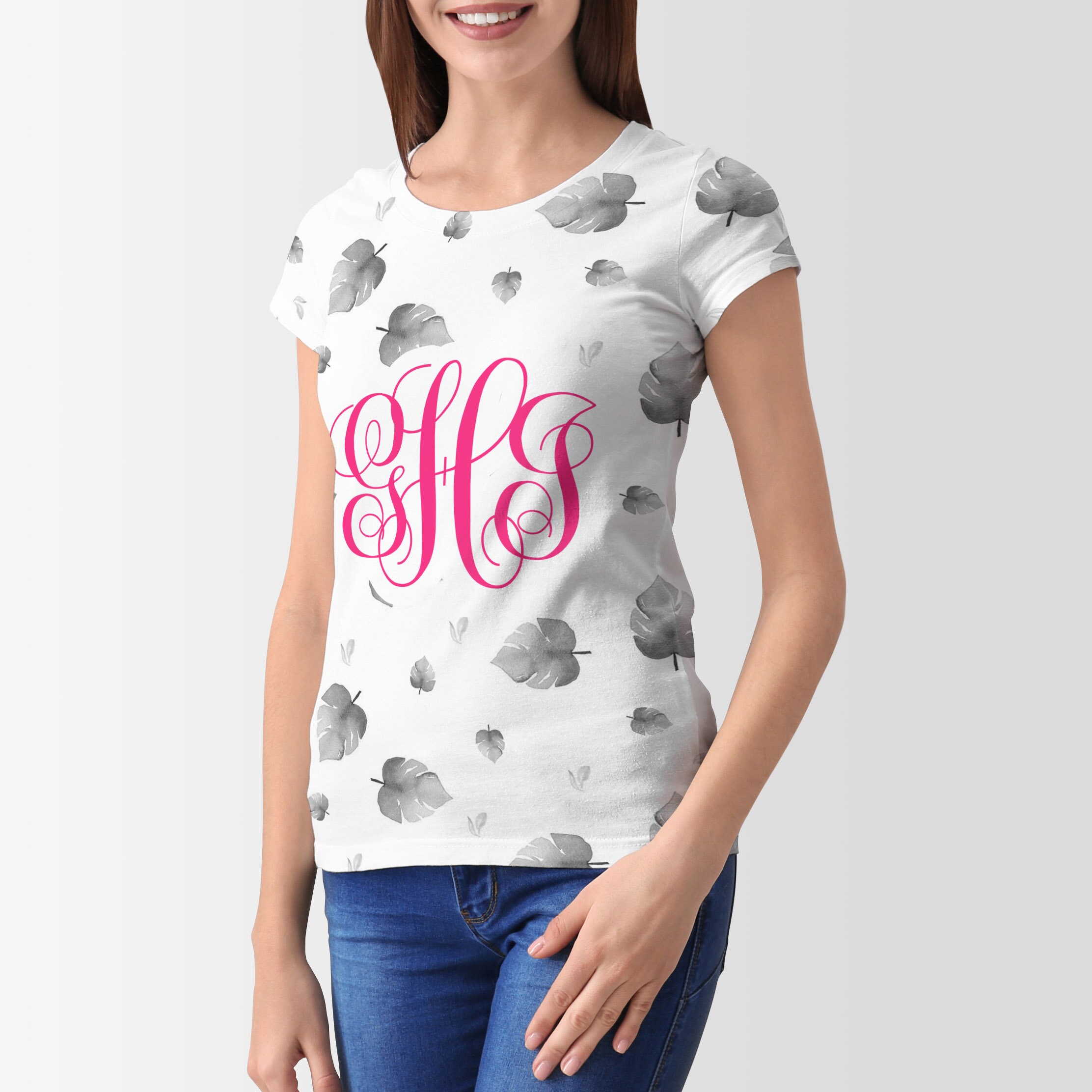 Monogram SVG Alphabet Fancy Monogram Alphabet Digital - Etsy